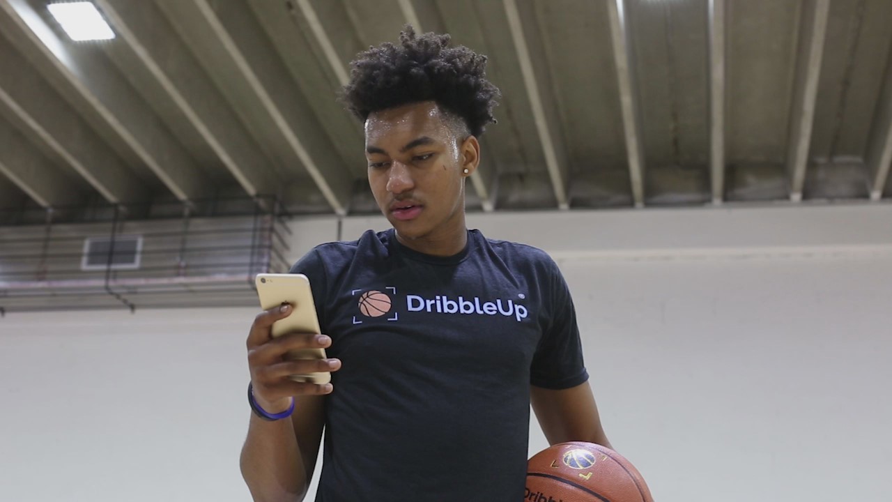 Watch Interactive training with the DribbleUp Smart Basketball on ...