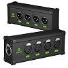 GEARit 4 Channel Multi Network 3-Pin XLR/DMX/AES-EBU to Ethercon ...