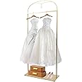 Amazon.com: kunghei 91" Tall Clothing Rack Wedding Dress Display Stand ...