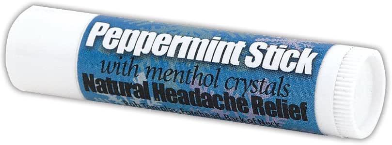 Amazon.com: Natural Headache Relief Peppermint Stick with Menthol ...