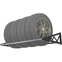 Amazon.com: SafeRacks Heavy Duty Adjustable Wall Mounted Tire Rack ...