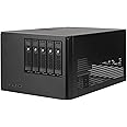 SilverStone 5-Bay Hot-Swappable NAS Chassis with Anti-Theft Design