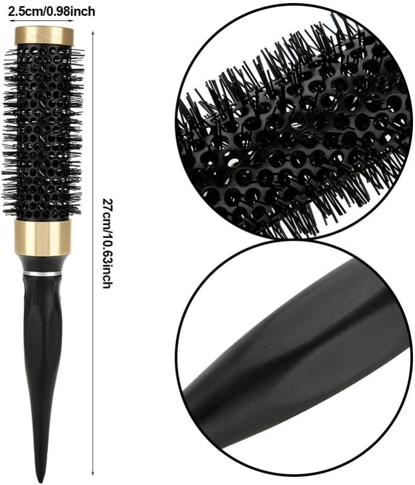 Roller Comb Ceramic Hair Styling Roller Comb for Salon Styling and ...