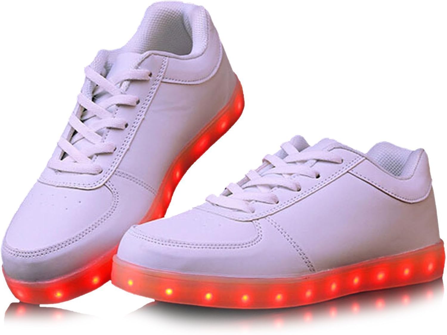 Buy Monika Creations Unisex USB Chargeable Black LED Simulation Shoes ...