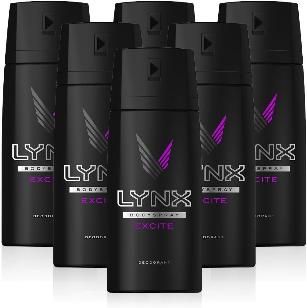 6 x Lynx Deodorant Body Spray150ml – Excite – BigaMart