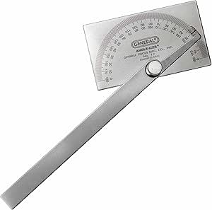 General Tools Angle Protractor #17 Stainless Steel Square Head ...