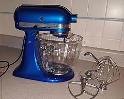 Amazon.com: KitchenAid KSM155GBSA 5-Qt. Artisan Design Series with ...