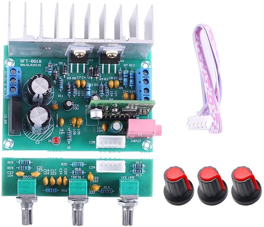 Bluetooth Amplifier Module, Stereo Dual Channel Audio Amp Board ...