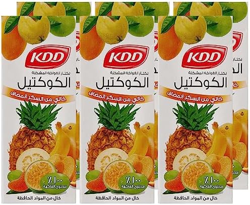 KDD Cocktail Fruit Drink, Pack of 6, 180 ml price in UAE | Amazon UAE ...