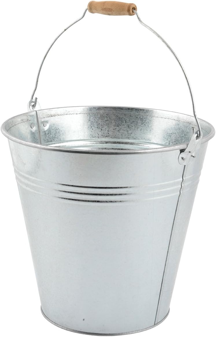 Nostalgie Zinkeimer 12 Liter Wassereimer Blecheimer Eimer verzinkt ...