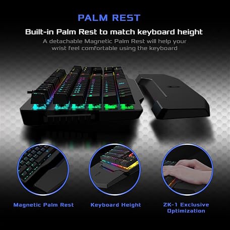 Mua WIZMAX Keyboard ZK1 Professional Wired Mechanical Gaming Keyboard ...