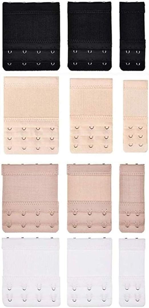 Extensor de sostén Flexible para Mujeres de 6 Piezas 4 Ganchos / 3 ...