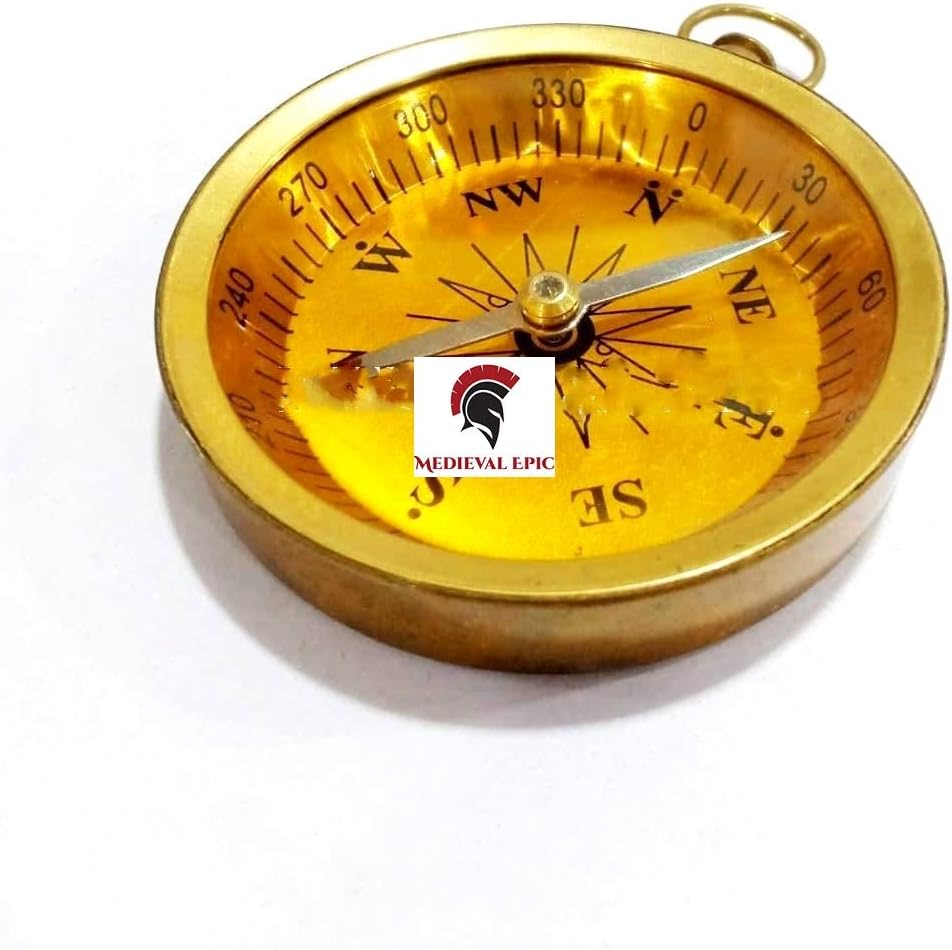 Brass Compass Medieval Times Nautical Paperweight Compass – BigaMart