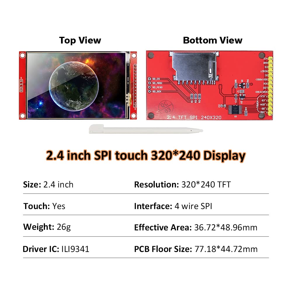 Mua 2.4 Inches TFT LCD Touch Screen Shield Display Module 320x240 SPI ...