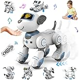 Amazon.com: VATOS Remote Control Robot Dog Toy for Kids - Interactive ...