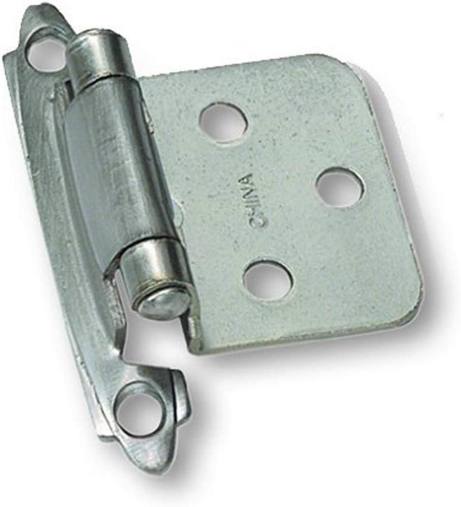 Laurey 28739-25 No Offset Satin Nickel Semi Concealed Cabinet Hinges ...