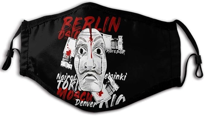 Money Heist Men's Women's Reusable Face Mask for Protection: Amazon.ca ...