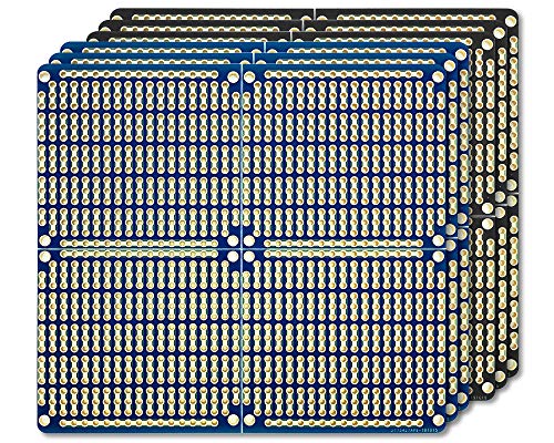 ElectroCookie PCB Prototype Board, Snappable Strip Board with Power ...