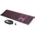 Amazon.com: Wireless Keyboard and Mouse, Vssoplor 2.4GHz Rechargeable ...