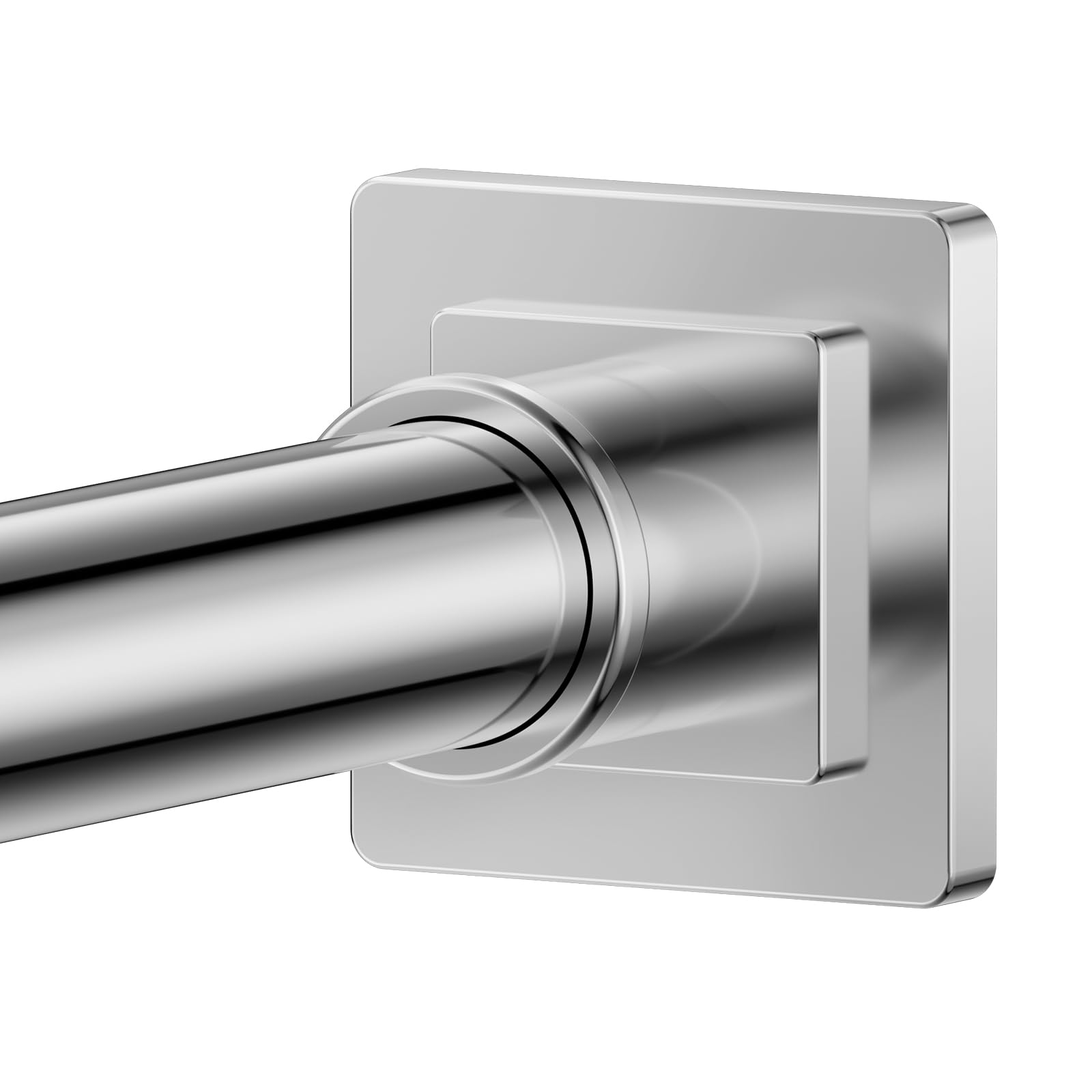 Shower Curtain Rod Square End Shower Rods for Bathroom 32"-92 ...