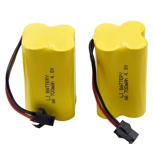 Blomiky 2 Cuboid 4.8V 700mAH AA NiCd Rechargeable Battery SM-2P ...