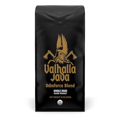 Death Wish Coffee, Valhalla Java Odinforce Blend - Whole Bean Dark ...