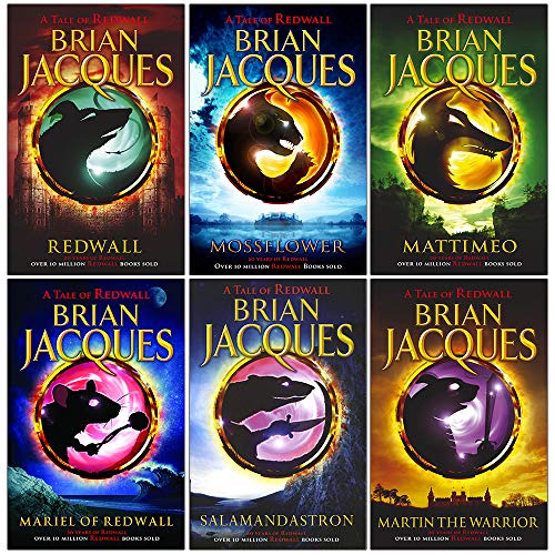 Redwall Book Series 1 to 6 Books Collection Set By Brian Jacques ...