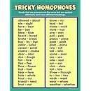 Amazon.com : Teacher Created Resources Tricky Homophones Chart (7737 ...