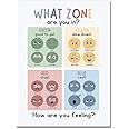Amazon.com: Zones of Regulation Emotion Chart for Kids Mental Health ...