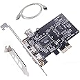 Amazon.com: PCIe Firewire 400 Card,IEEE 1394a PCI Express 4 Ports PCIe ...