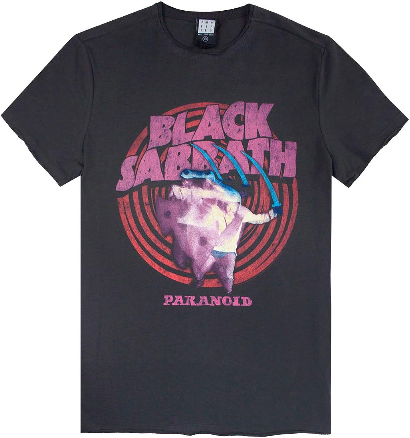 Amazon.com: Amplified Black Sabbath Paranoid Mens T-Shirt: Clothing