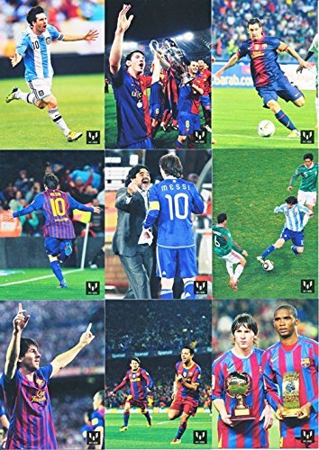 Buy Lionel Messi Official Card Collection Amazing 100 Cards Set of the ...