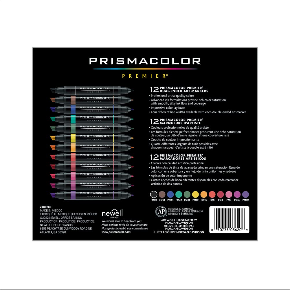 Mua Prismacolor Premier Dual-Ended Art Markers, Chisel and Fine Tips ...