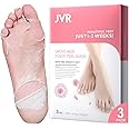 Foot Peel Mask - 3 Pairs - Exfoliating Peeling Callus Remover, Repairs Cracked Heels & Dead, Dry ...
