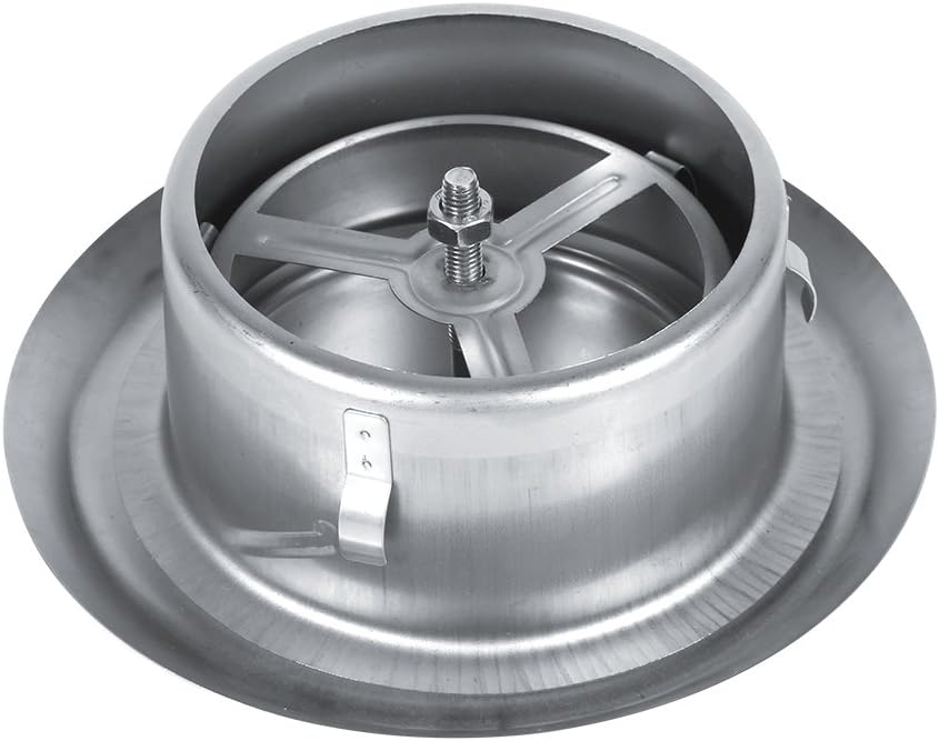 Adjustable Air Vent, Round Wall Silver Plated Adjustable Ceiling ...