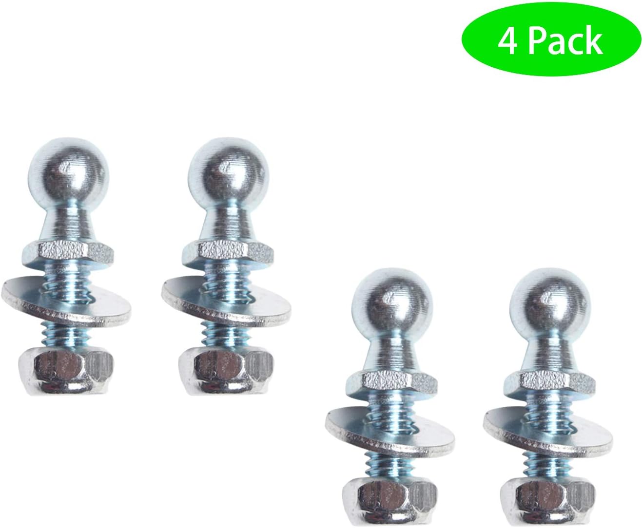 Amazon.com: Monrand 13mm Ball Studs With Hardware, Round Ball Screws Metal for Gas Lift Support ...