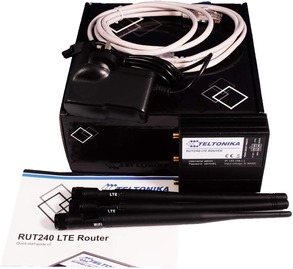 Teltonika 4G-RUT240 Compact Industrial 4G LTE Router – BigaMart