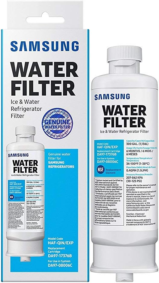 Samsung HAF-QIN Original DA97-17376B Water Filter for DA97-08006C ...