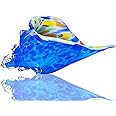 Blue Glass Conch, Hand Blown Seashell Art Glass Figurine, Beautiful ...