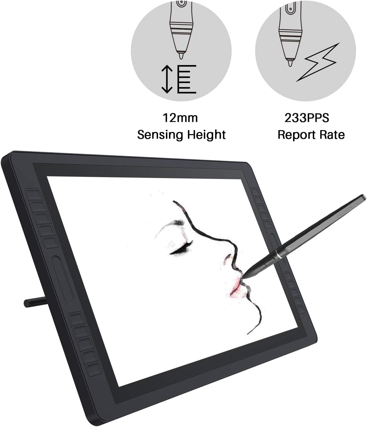 HUION KAMVAS GT-221 Pro Graphic Drawing Tablet with Screen 8192 Pen ...