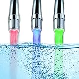TekSky 3-Color LED Water Faucet Temperature Sensor - Fancy Gradient ...