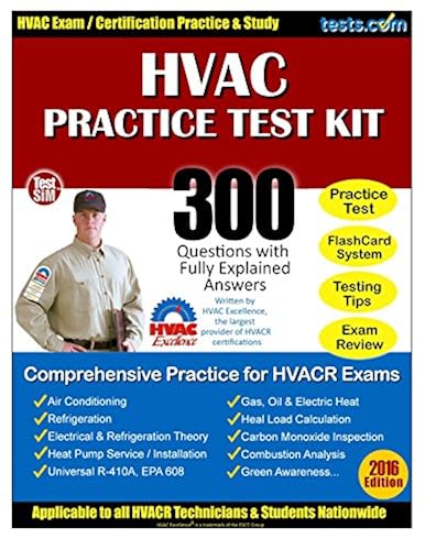 HVAC Practice Test Kit: 300 Questions with Fully Explained Answers ...