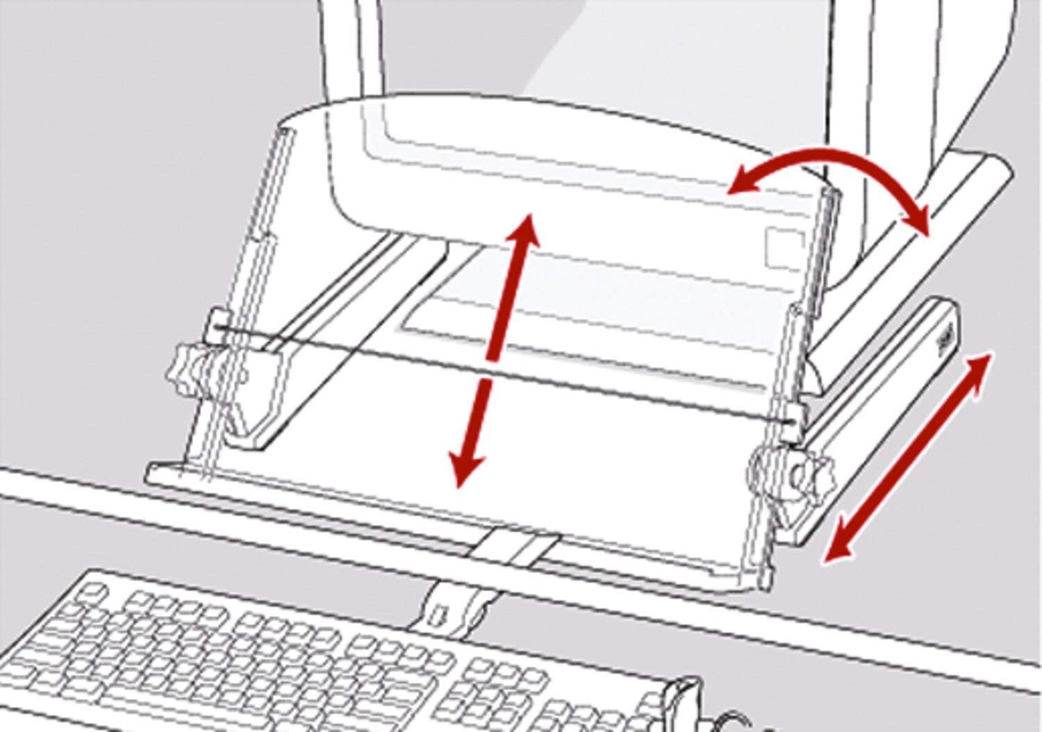 Mua 3M Adjustable Document Copy Holder, In-line with Monitor Minimizing ...
