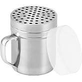 Amazon.com: CUSINIUM 10oz Metal Parmesan Cheese Shakers with Large ...