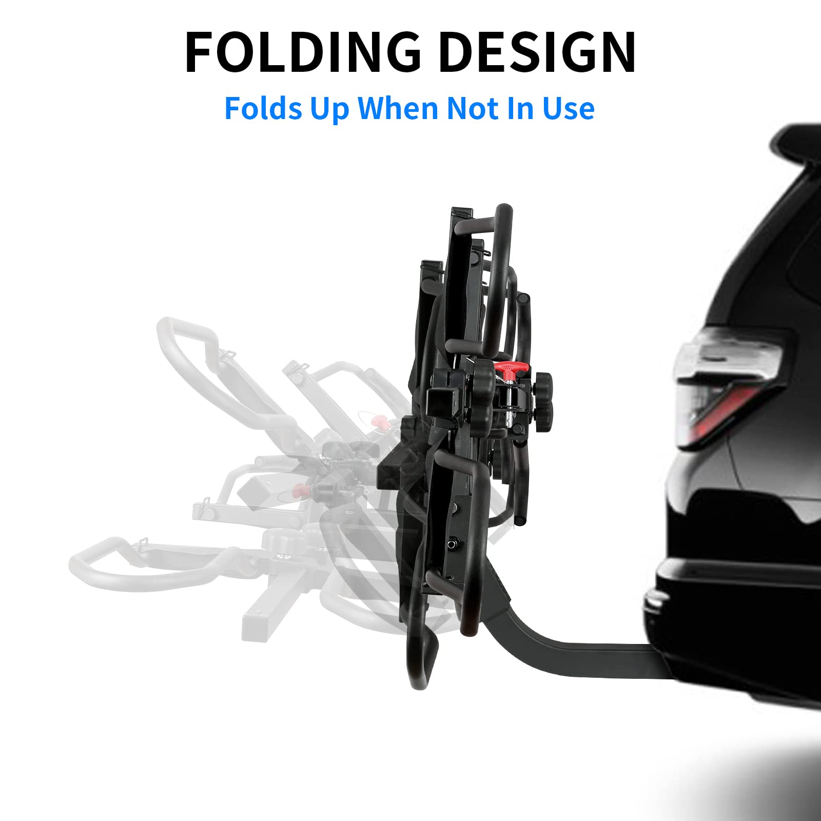 Mua WEIZE Hitch Bike Rack, Wobble Free Smart Tilting Folding Bicycle ...