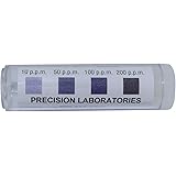 Professional Hydrion Chlorine Test Strips CH-1000, Range 0-1000 100 ...