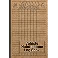 Vehicle Maintenance Log Book: Car Repair Journal / Automotive Service ...