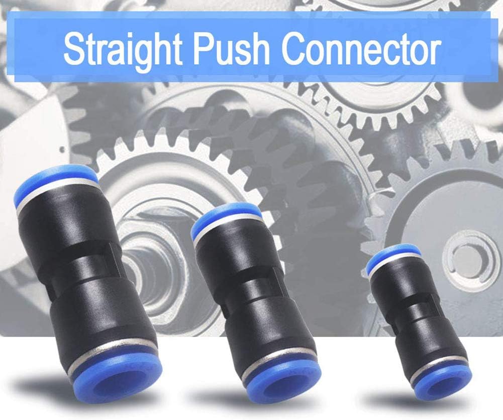 Pneumatic Connector,BETOY 30 Pieces Pneumatic Fittings Straight Quick ...