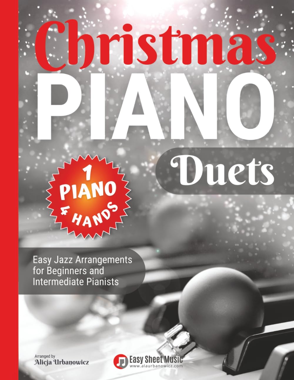Mua Christmas Piano Duets I Easy Jazz Arrangements 1 Piano 4 Hands for ...