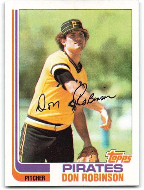 Amazon.com: 1982 Topps Baseball #332 Don Robinson Pittsburgh Pirates ...